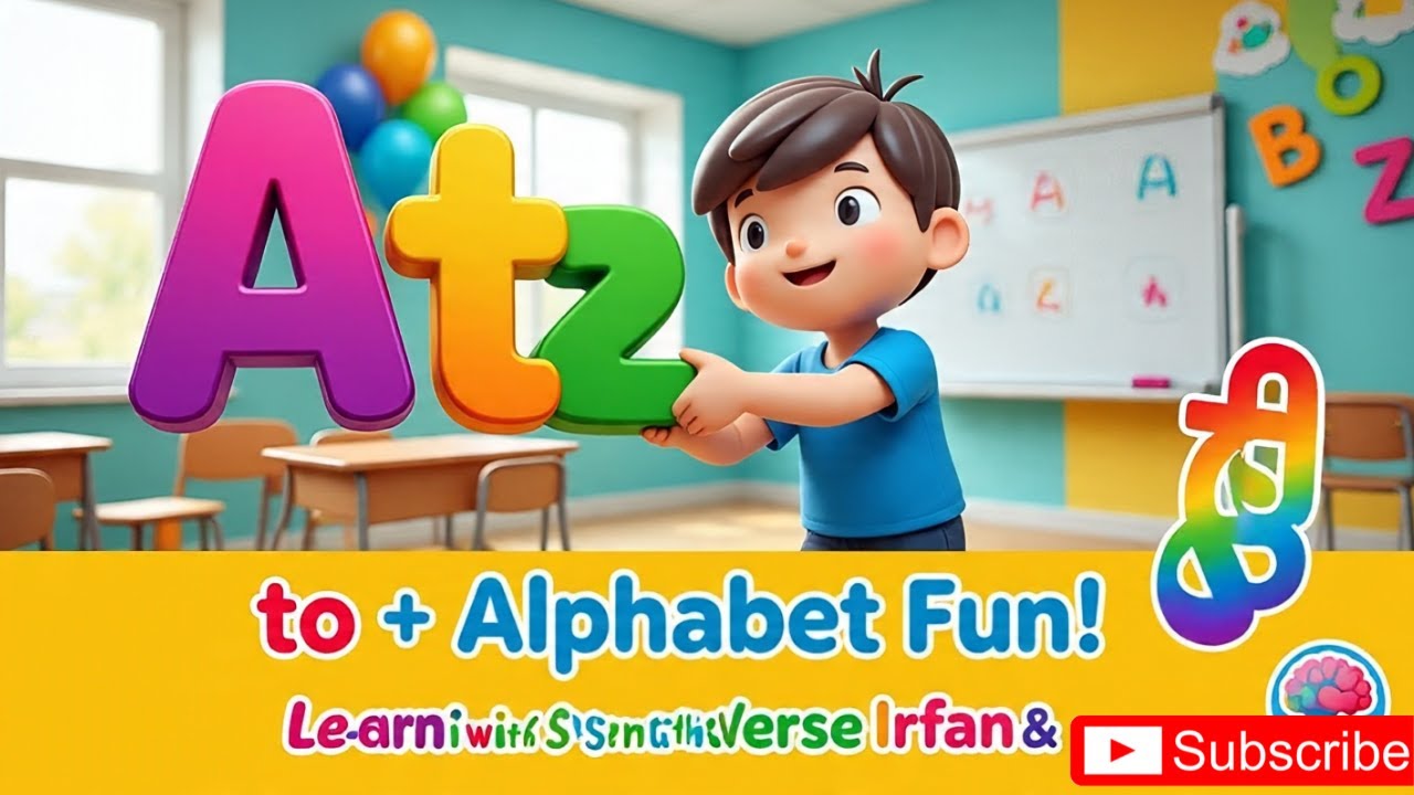 ABC Learning for Kids | A to Z Alphabet with 3D Cartoon Boy | Learn ...