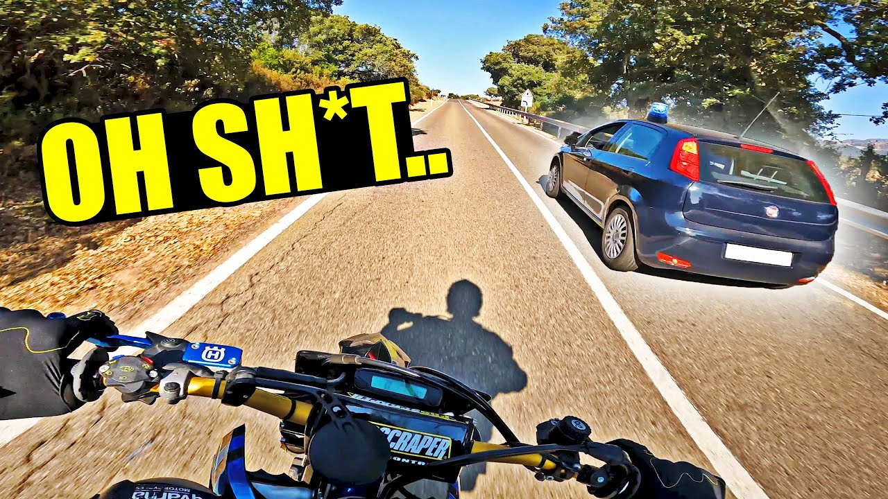 OVERTAKING THE POLICE (realizing too late) - YouTube
