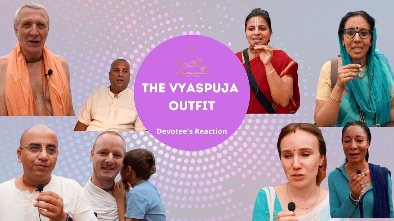 The Vyaspuja Outfit | Part-1 | Devotees' Reactions - YouTube