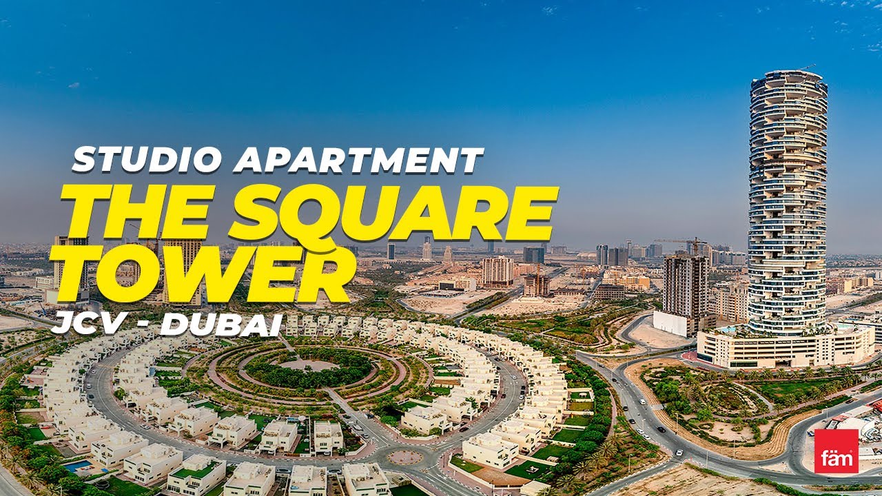 Amazing Studio Apartment in The Square Tower, JVC - Dubai - YouTube