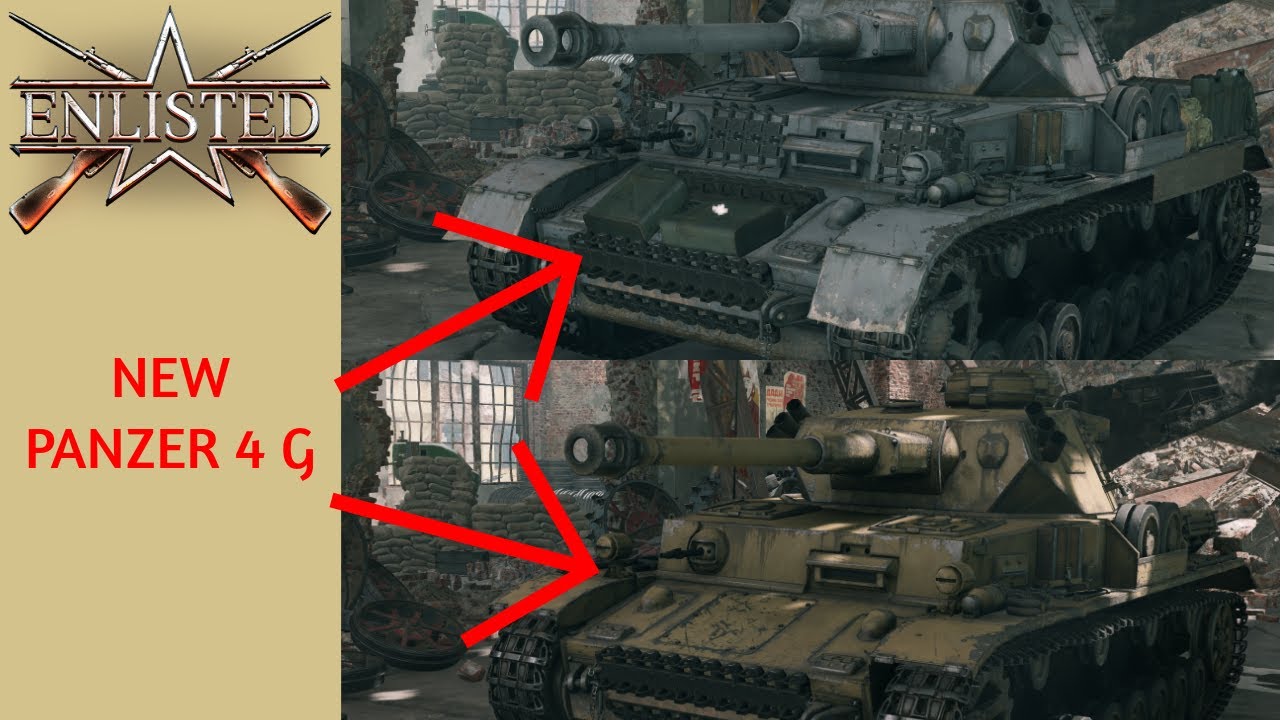 ENLISTED: THE NEW PANZER 4 Gs - YouTube