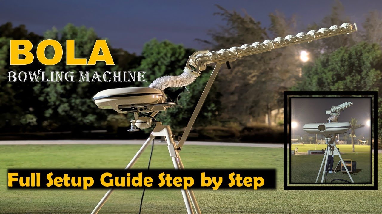 How to Set Up BOLA Bowling Machine | Step-by-Step Hindi Guide for ...