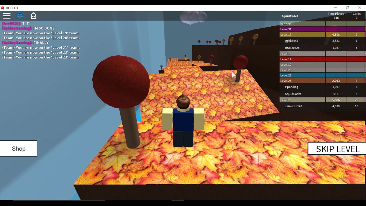 Roblox - Speed Run 4 - Level 17 - 31 - Time Lapse - YouTube