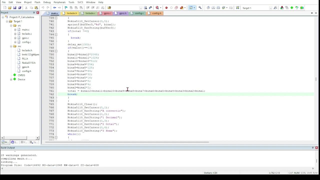 Explicación del código de una calculadora para conversión de números en ...
