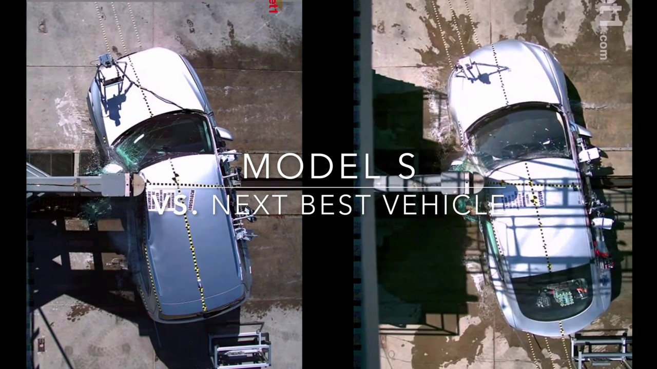 Tesla Model S Safety Comparison - YouTube