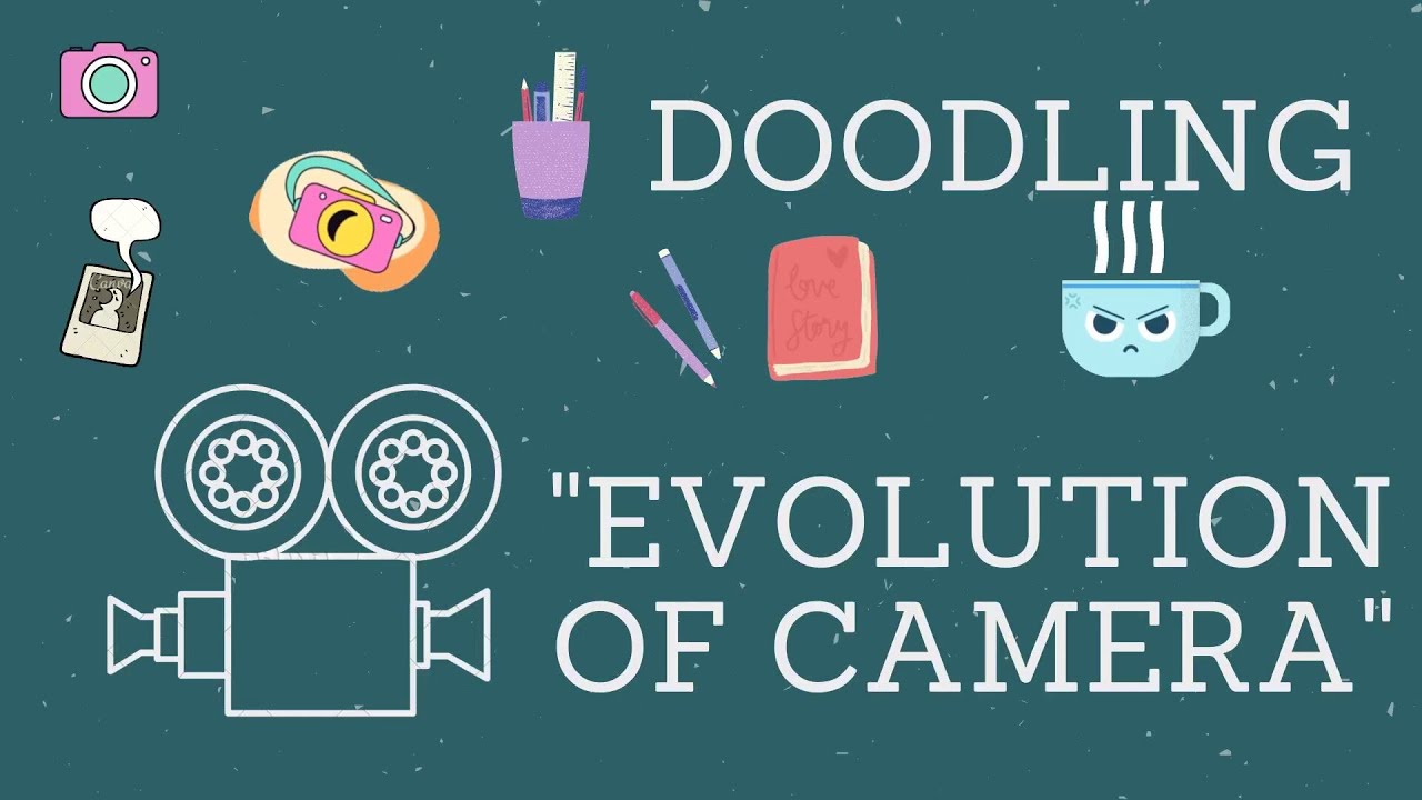 Doodle Art| Easy way of doodling | Camera doodling| Fun fact about the ...