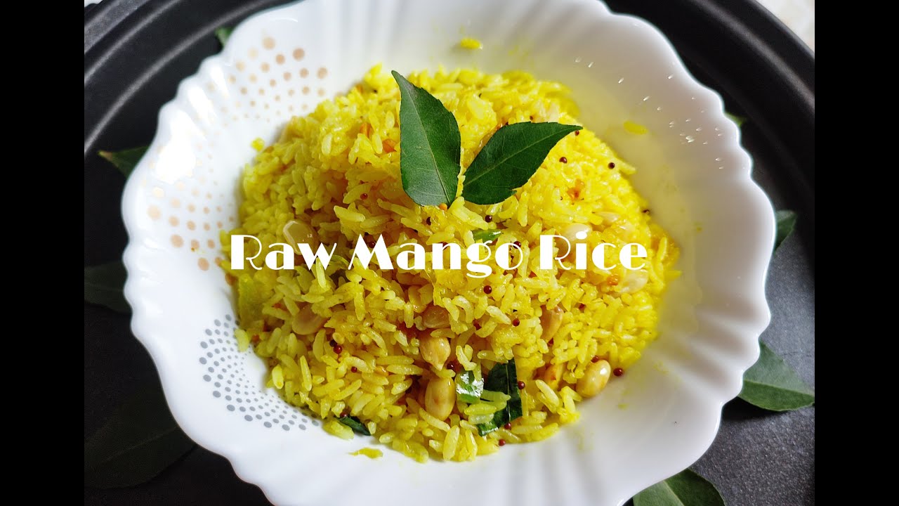Mango rice recipe | Raw Mango Rice | Green Mango Rice | Quick and easy ...