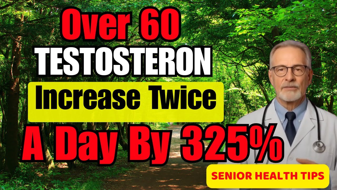 Men Over 60: TWICE A DAY to have the TESTOSTERONE levels of a 25-year ...