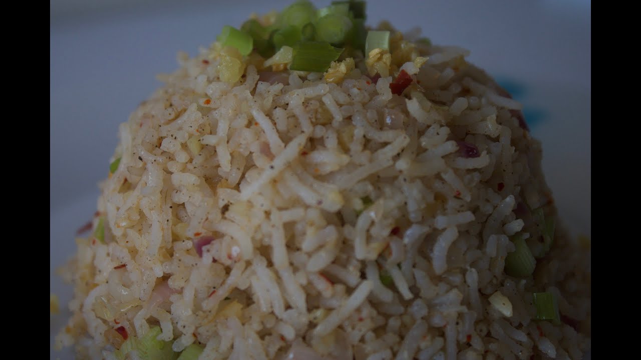 Garlic fried rice || fried rice || fast food - YouTube