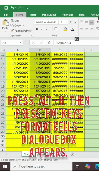 Ms Excel Interview Question Day Month Year In Excel Exceltips