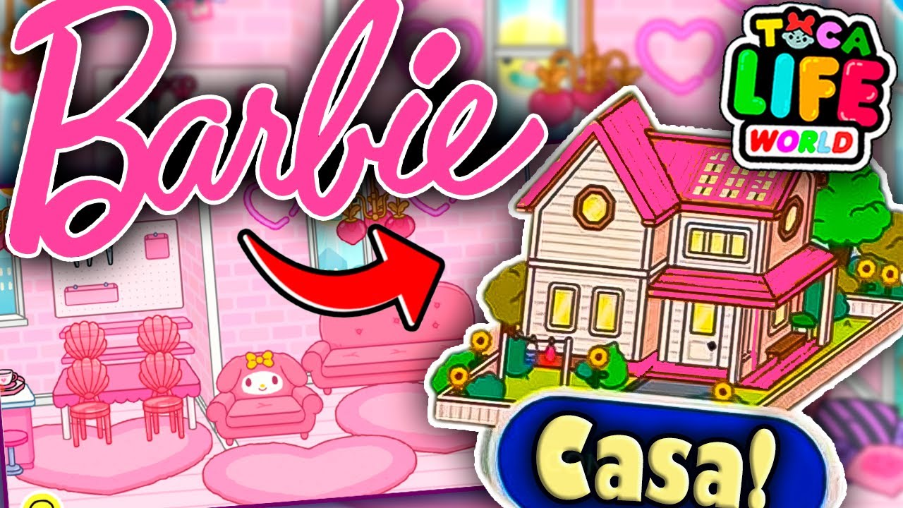Casa da Barbie noToca Life World 😍 Barbie Dreamhouse| Filme Barbie no ...