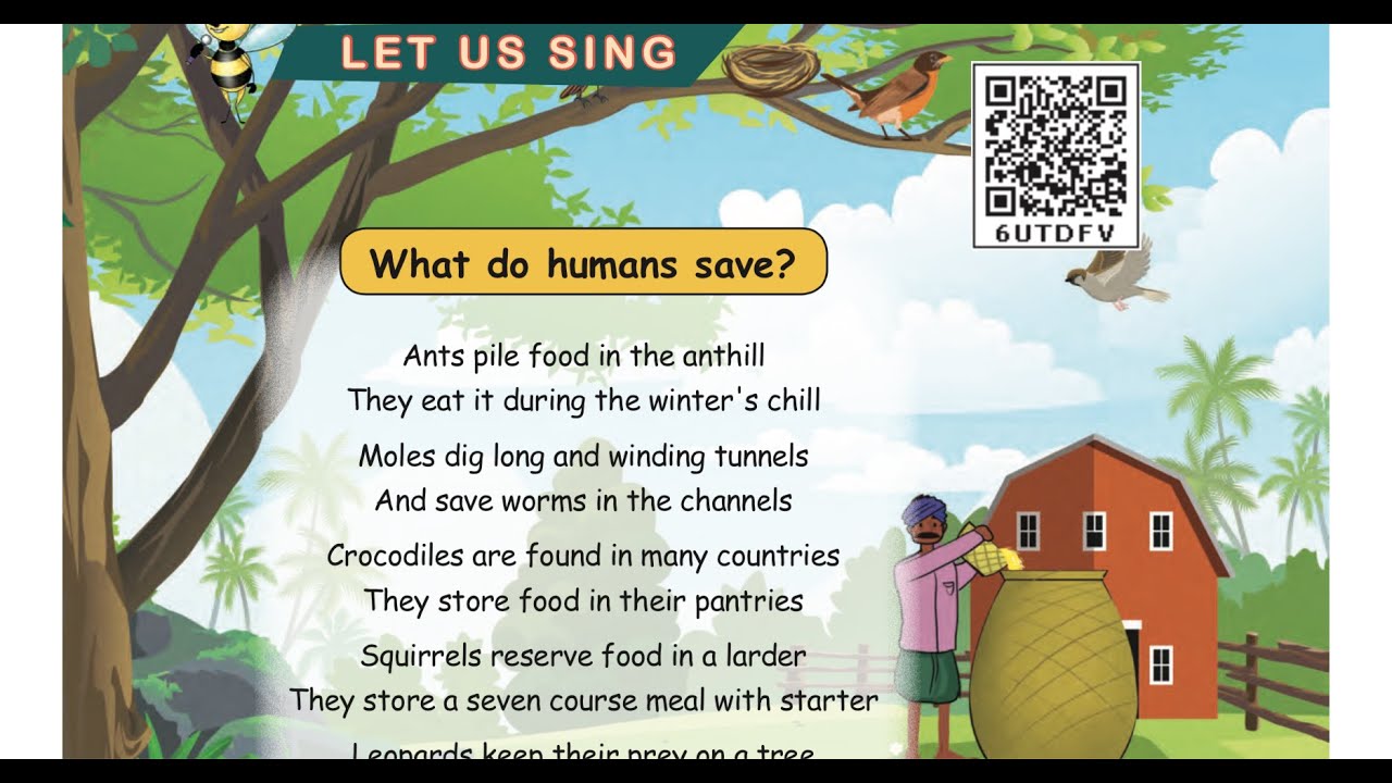 WHAT DO HUMANS SAVE - UNIT 2 - TERM 2 - ENGLISH - 4TH STANDARD - YouTube