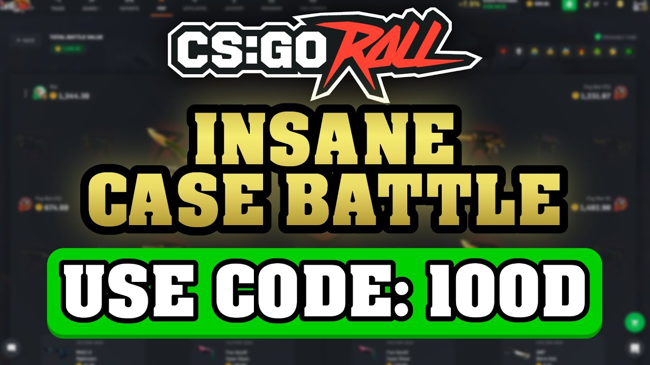CSGOROLL PROMO CODE - Free Cases with Promo Code "100D" - YouTube