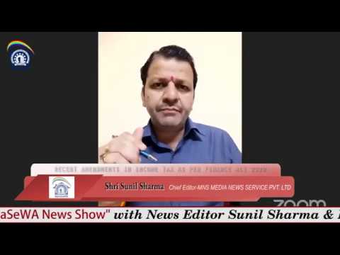 RECENT AMENDMENTS IN INCOME TAX AS PER FINANCE ACT 2020. CA Pankaj Jain ...