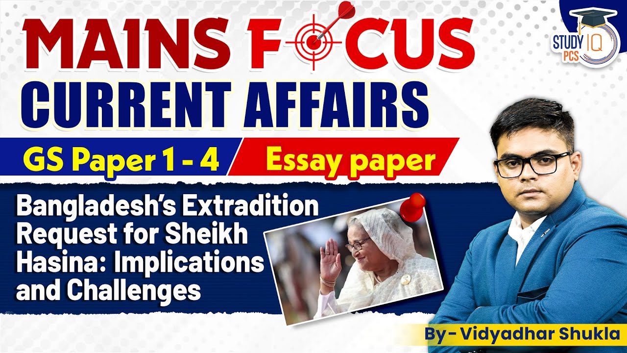 MAINS FOCUS CURRENT AFFAIRS GS Paper 1-4 Essay Paper | By Vidyadhar Sir ...