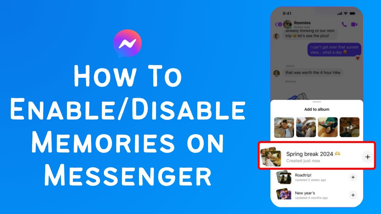 How To See Memories on Messenger - YouTube