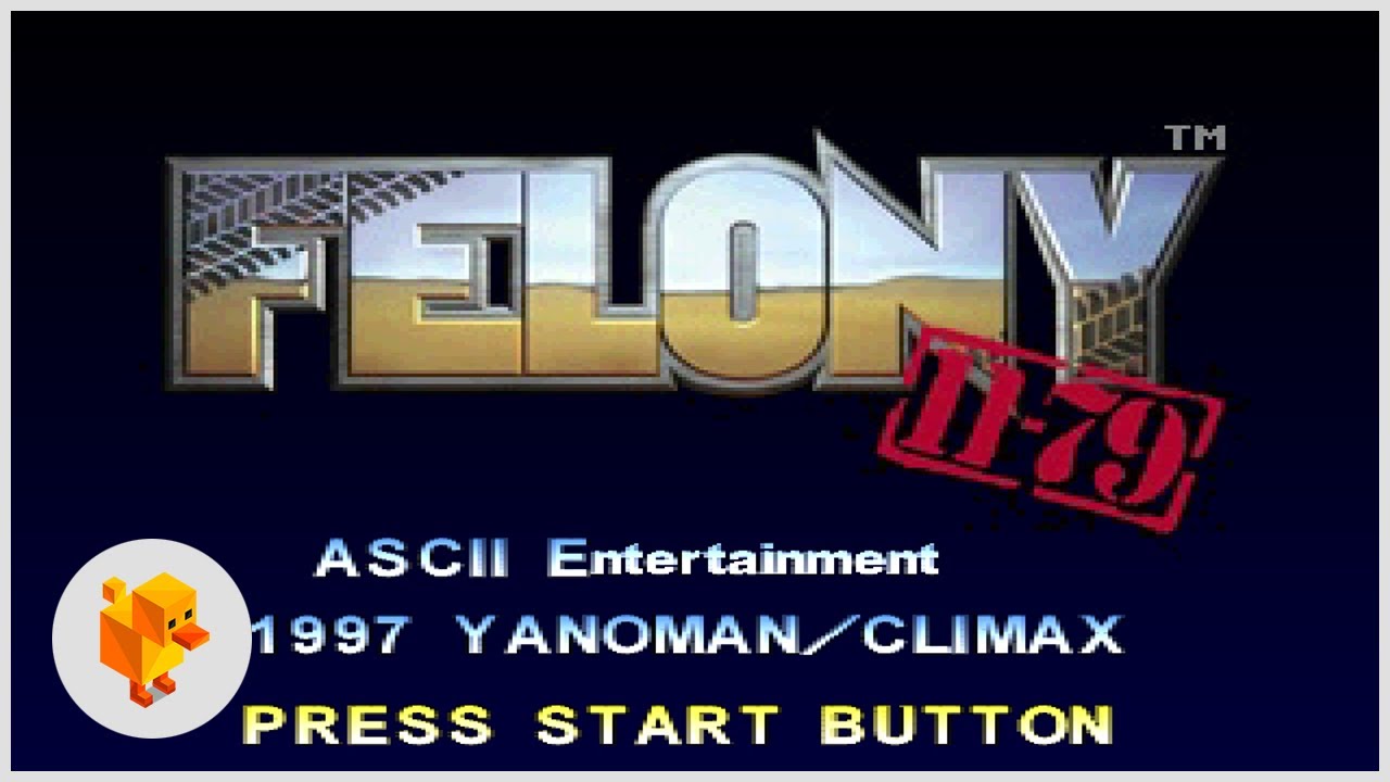 Felony 11-79 [Runabout] (PS1) - Full game playthrough 100% unlocks ...