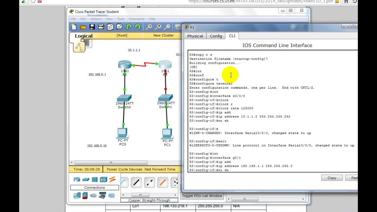 Lab – Configuring IPv4 Static and Default Routes - Cisco Packet Tracer ...