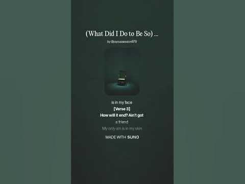 (What Did I Do to Be So) Black and Blue - YouTube