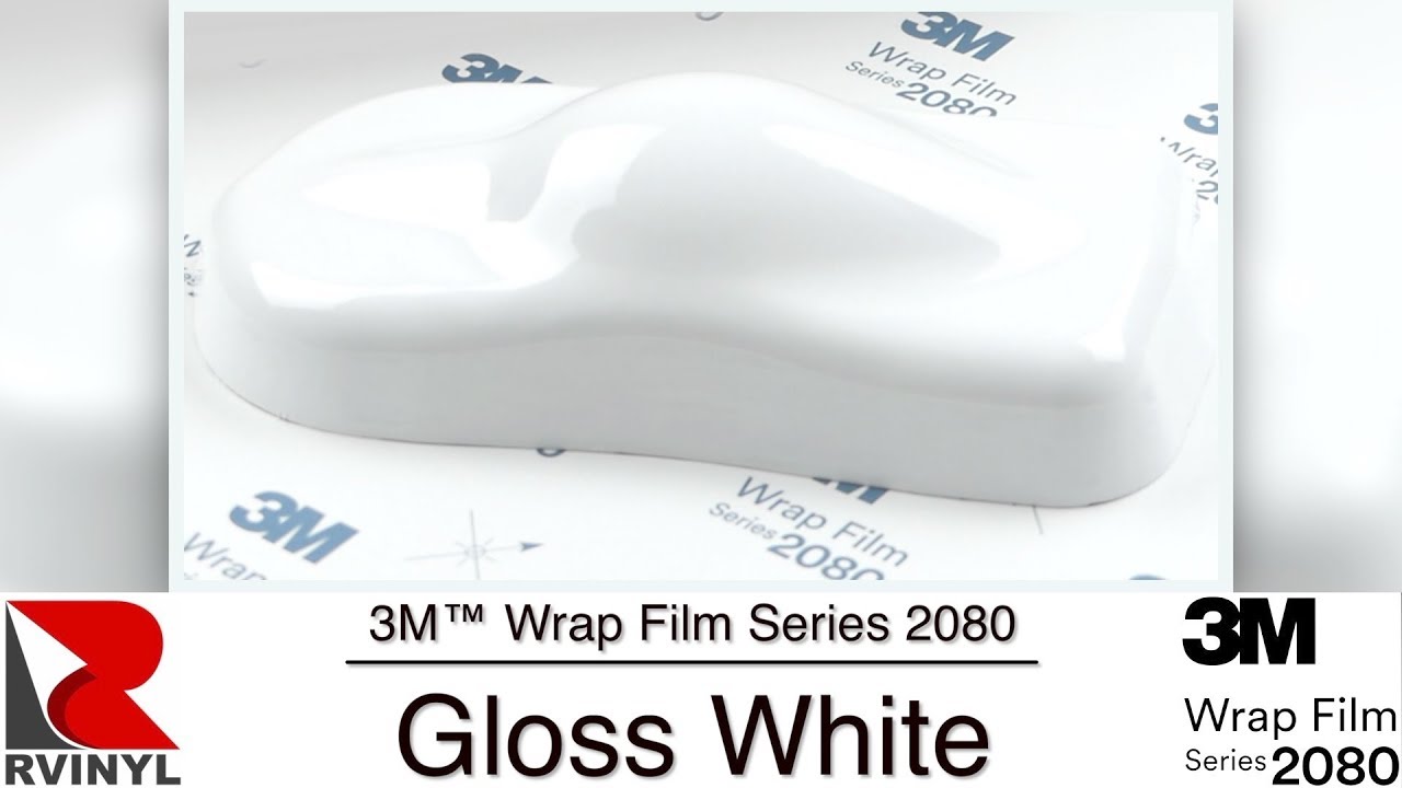 3M™ Wrap Film Series 2080 - Gloss White Vinyl Wraps - YouTube