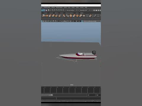 How to Make 3D ocean and Boat Floating on Autodesk Maya - YouTube