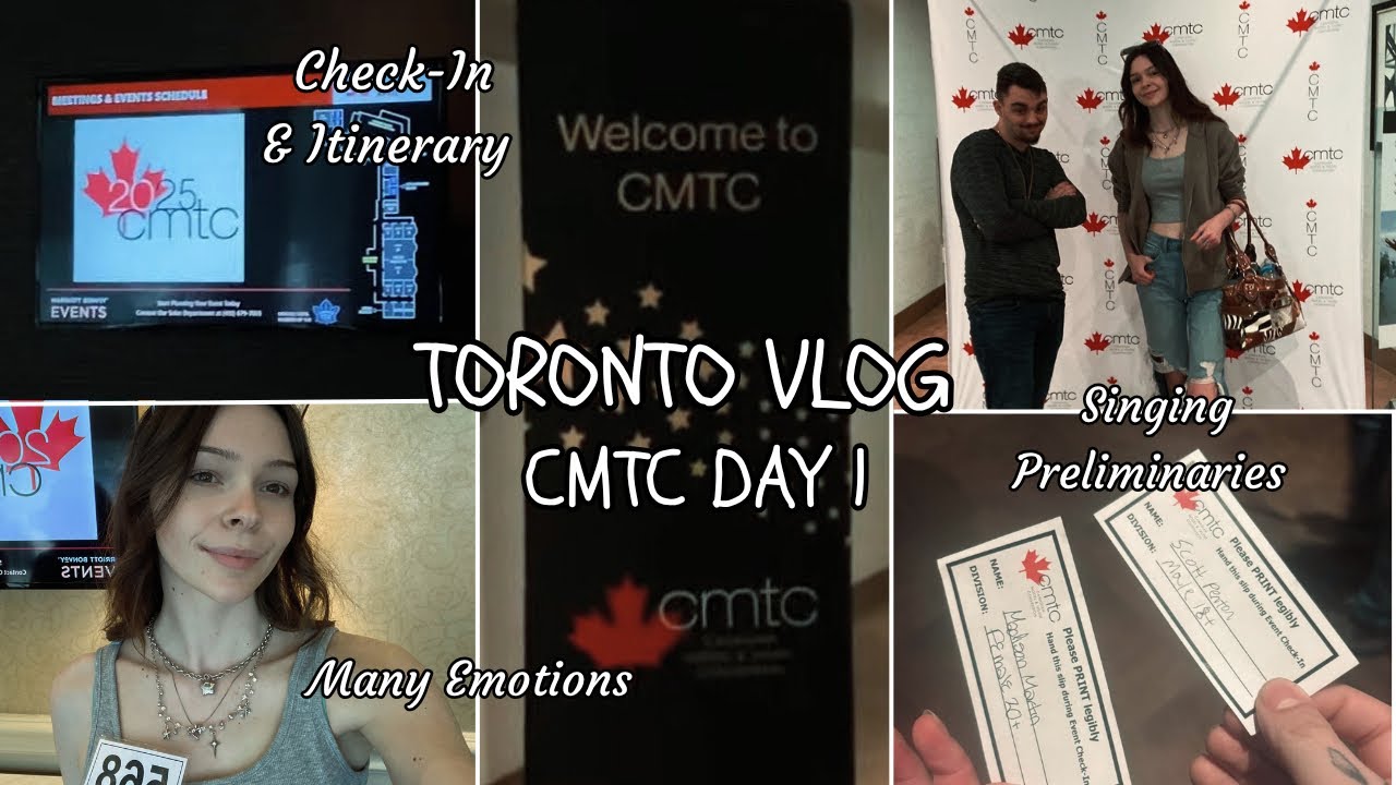 Toronto Vlog - CMTC Day 1 (check-in & singing preliminaries) - YouTube
