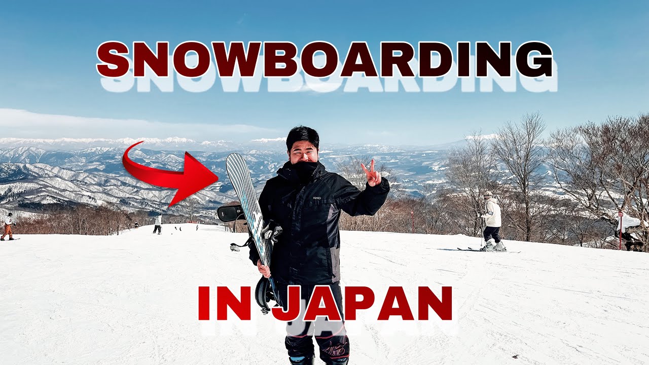 SNOWBOARD IN JAPAN FOR THE FIRST TIME - CINEMATIC VLOG shot on sony ...