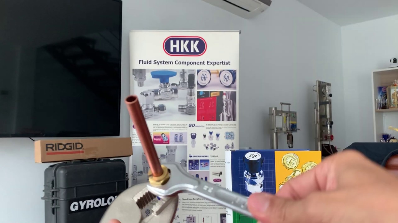 GYROLOK Tube Fitting Installation by Kunawut - YouTube
