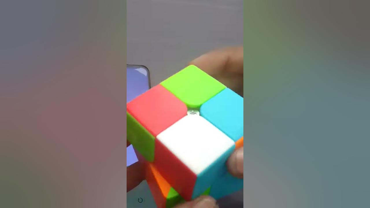 solving 2by2 cube ... subscribe .. - YouTube