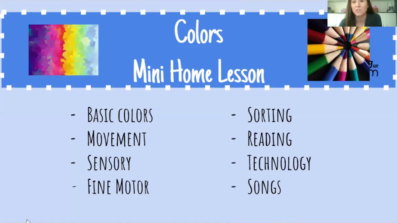 Color Mini Home Lesson - YouTube
