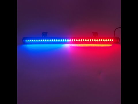 44CM Cam Önü Çakar Led Bar Esnek Çakar Lamba