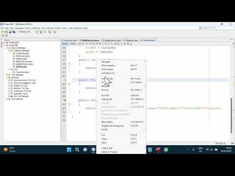Netbeans Java application(GUI, OOP, DB):Part 4 - Base class - YouTube