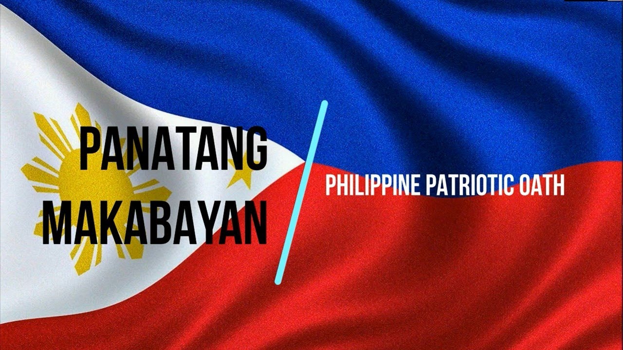 PANATANG MAKABAYAN / PATRIOTIC OATH OF THE PHILIPPINES - YouTube