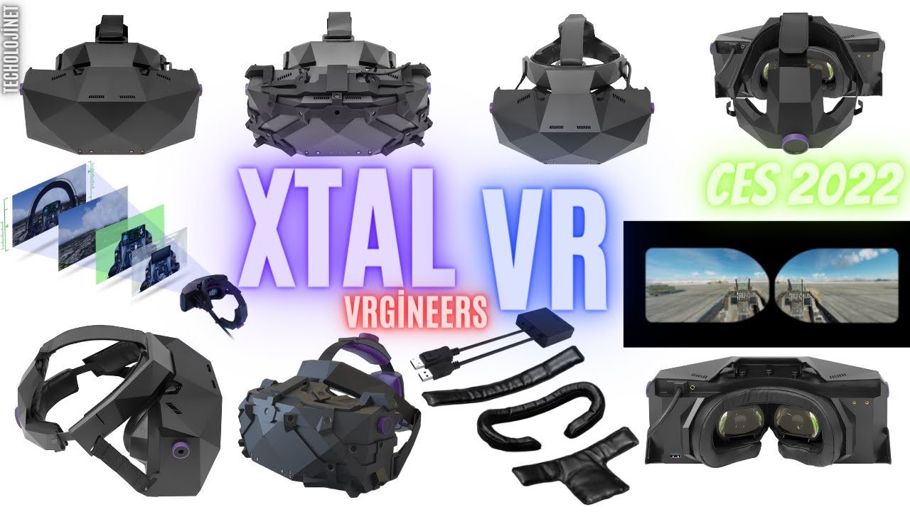 XTAL- XTAL 3 VR HEADSET BY VRGİNEERS CES 2022 - YouTube