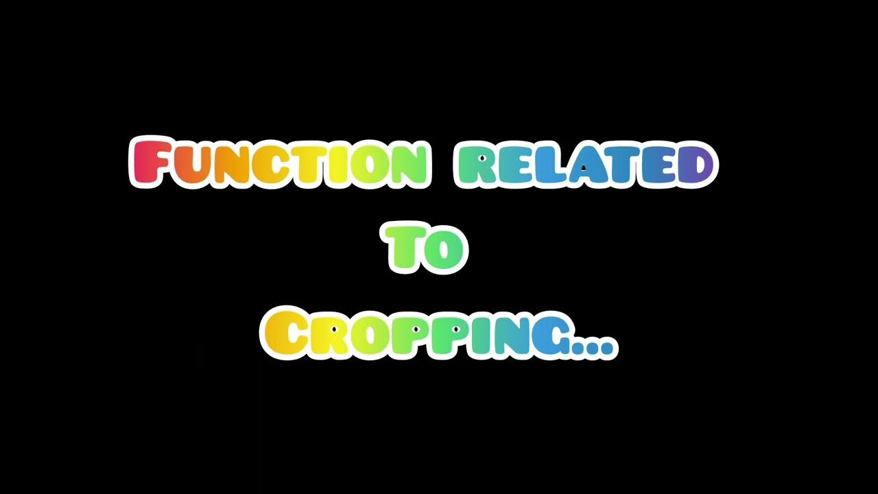 Class 10 It Code 402 Chapter Advance Features Of Word Processor Cropping Functionsclass10