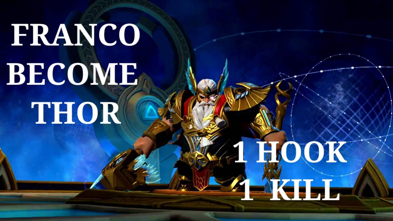 FRANCO 1 HOOK 1 KILL MOBILE LEGENDS BANG BANG - YouTube