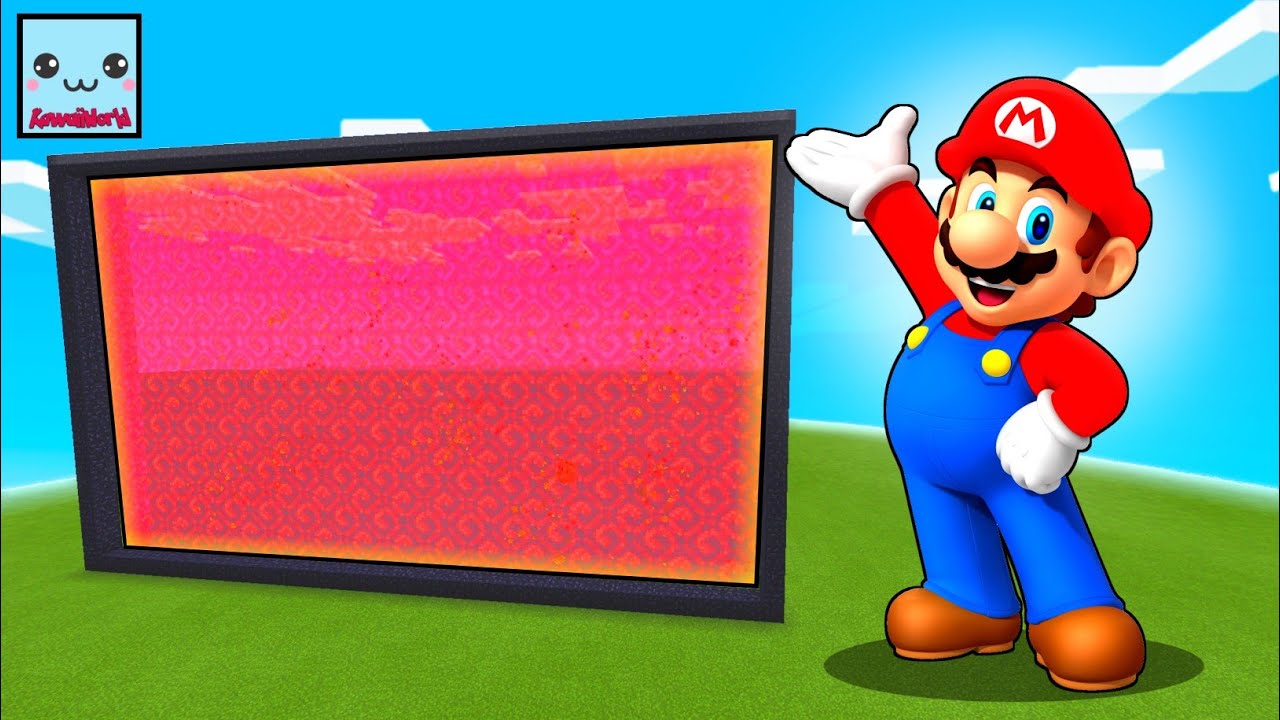 How to Make a PORTAL to Super Mario in Kawaii World 😱 - YouTube