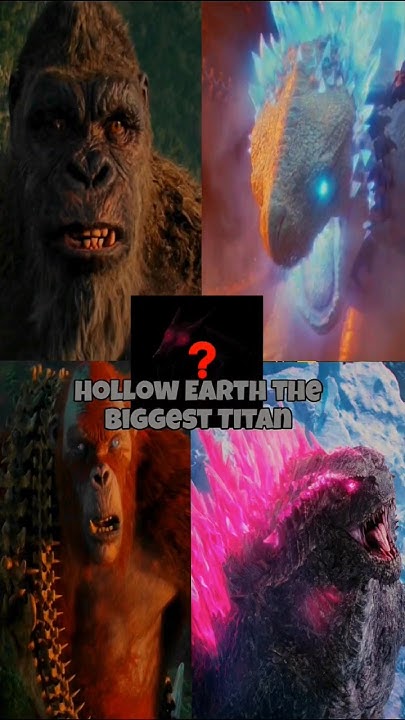 Biggest Titan in Hollow Earth 😱| Godzilla X Kong #trending #reels #godzillavskong #shorts - YouTube