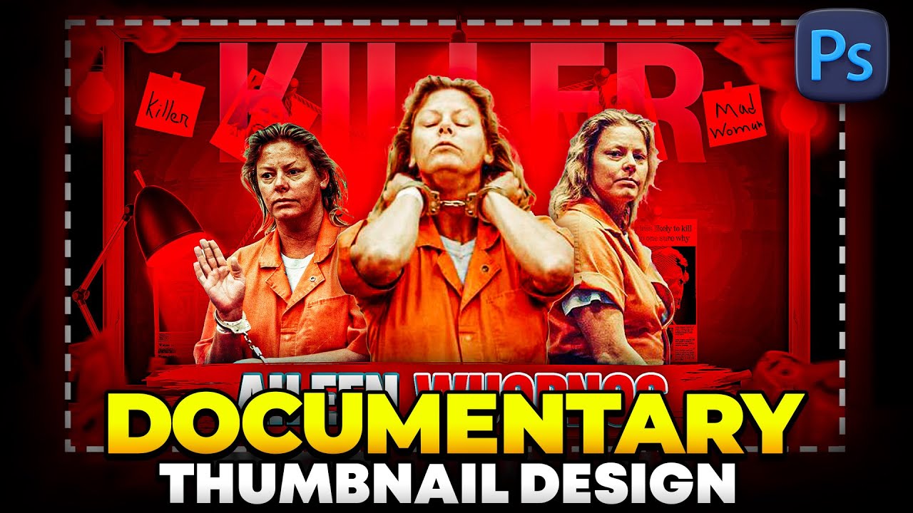 Create a VIRAL Documentary Thumbnail in Photoshop - YouTube