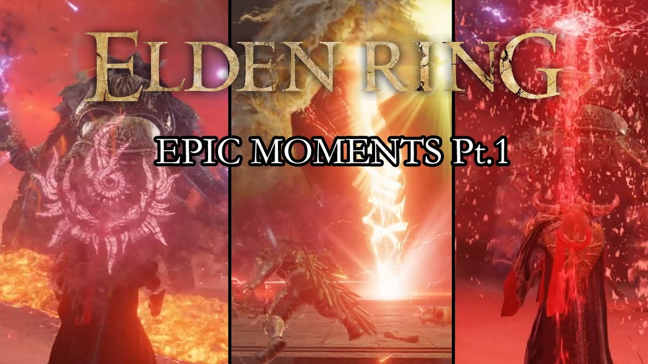 EPIC MOMENTS in Elden Ring - Elden Ring Compilation Pt. 1 - YouTube