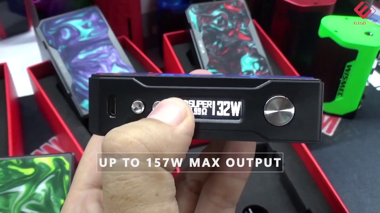 VOOPOO DRAG 157W Box Mod with Pyro RDTA Tank unboxing - YouTube