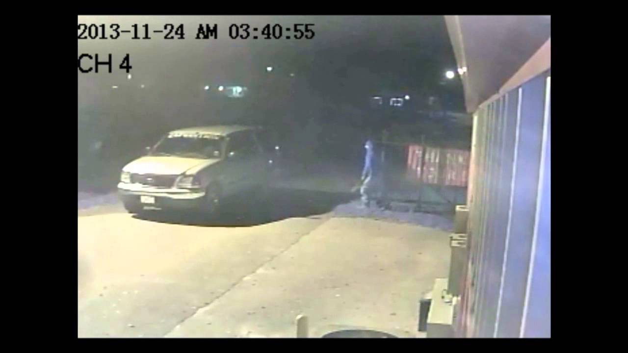 Storage Facility Security Camera Footage - YouTube