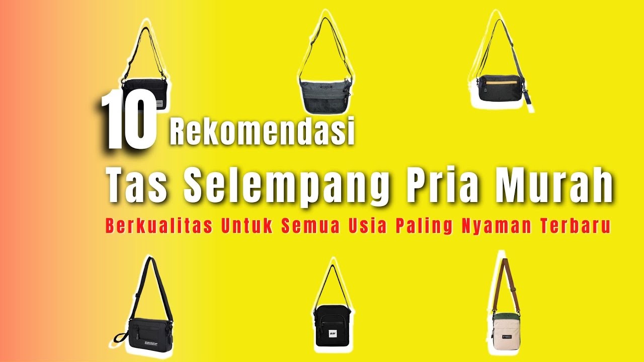 10 Rekomendasi tas selempang pria Murah Tapi Berkualitas Untuk Semua ...