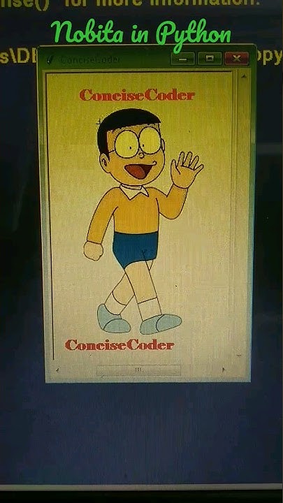 Nobita in Turtle Python|| Amazing drawing in Turtle Python. ||4K image ...