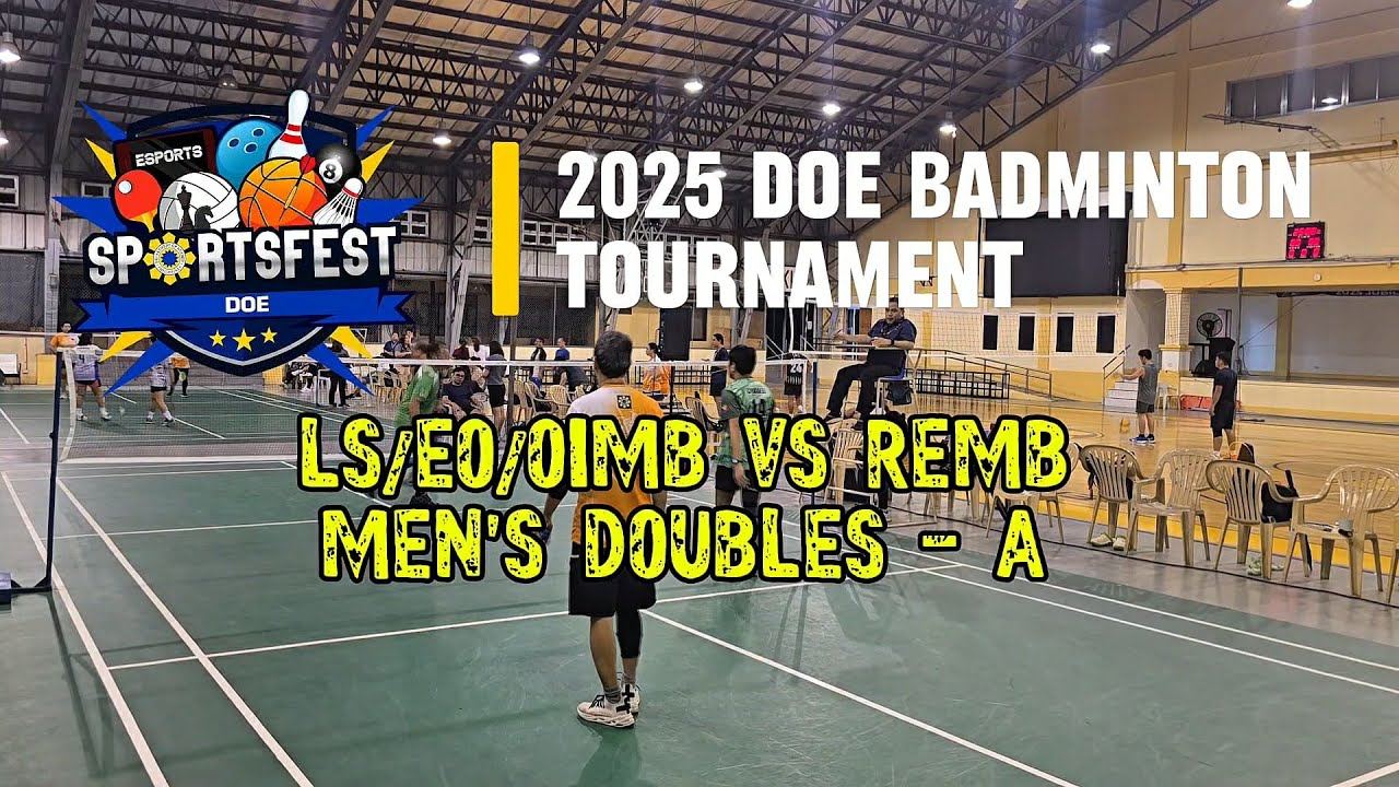 2025 DOE Badminton Tournament GAME DAY 2 - LS/EO/OIMB VS REMB - YouTube