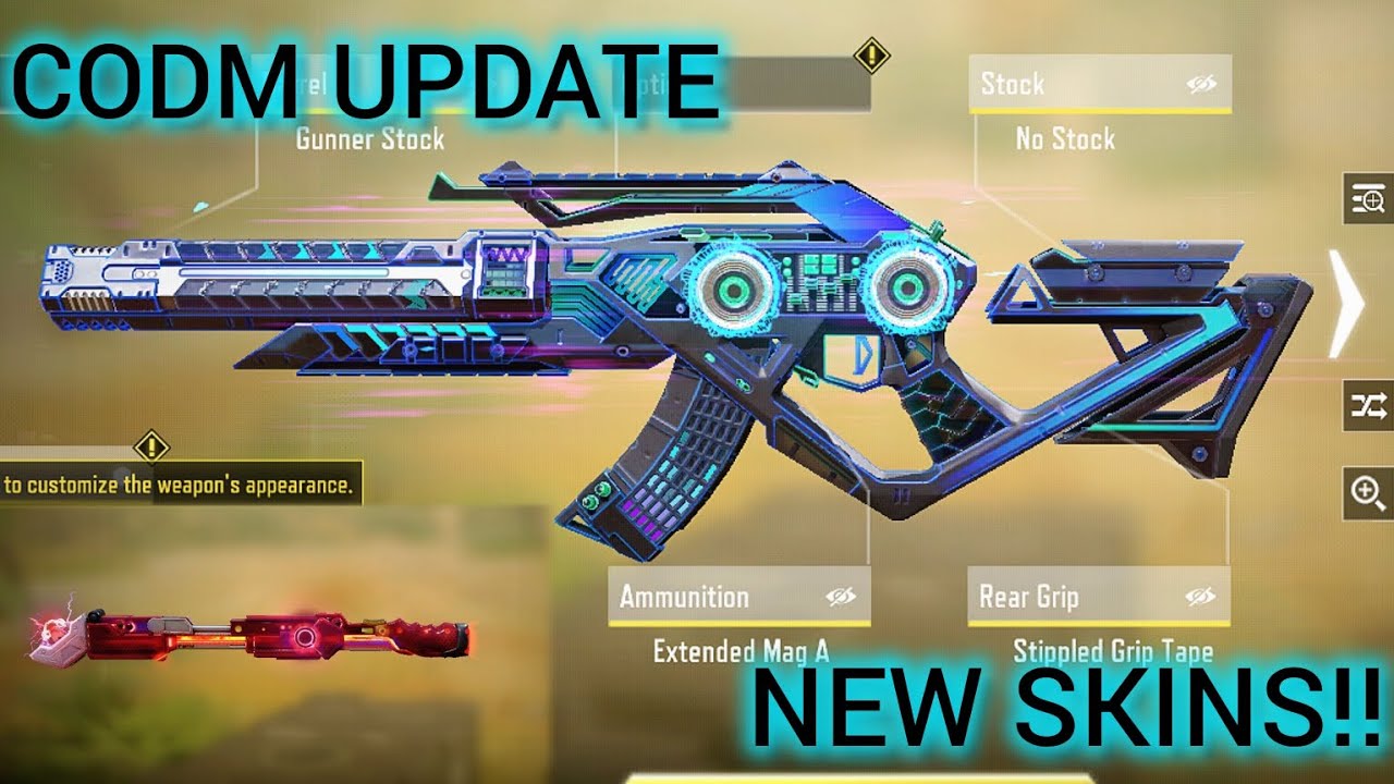 NEW GUN SKIN + NEW MELEE SKIN showcase and gameplay || CODM 2025 - YouTube