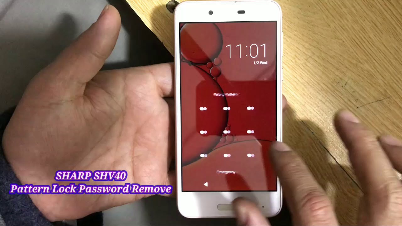 SHARP SHV40 Hard Reset Password Pattern Lock No PC - YouTube