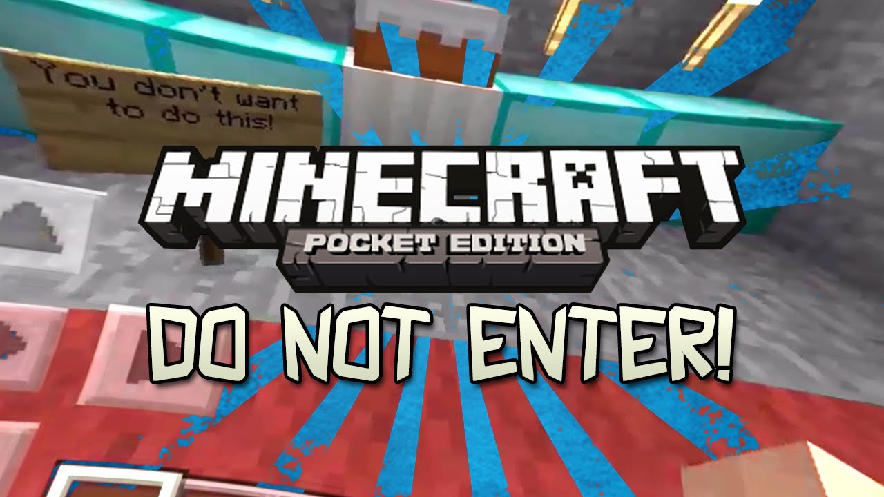 Minecraft Pocket Edition Short Film : DO NOT ENTER! - YouTube