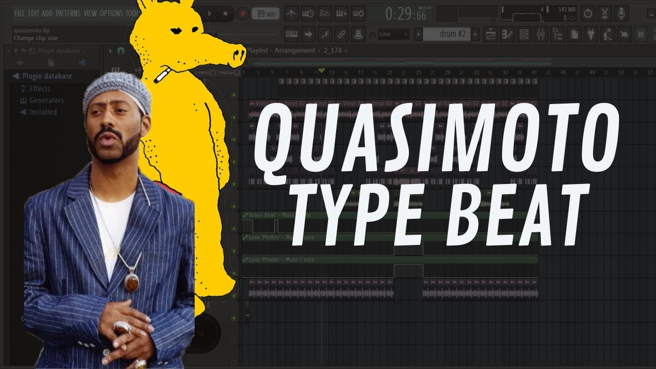 Como Hacer Beat Rap Estilo QUASIMOTO en fl studio 20 - YouTube
