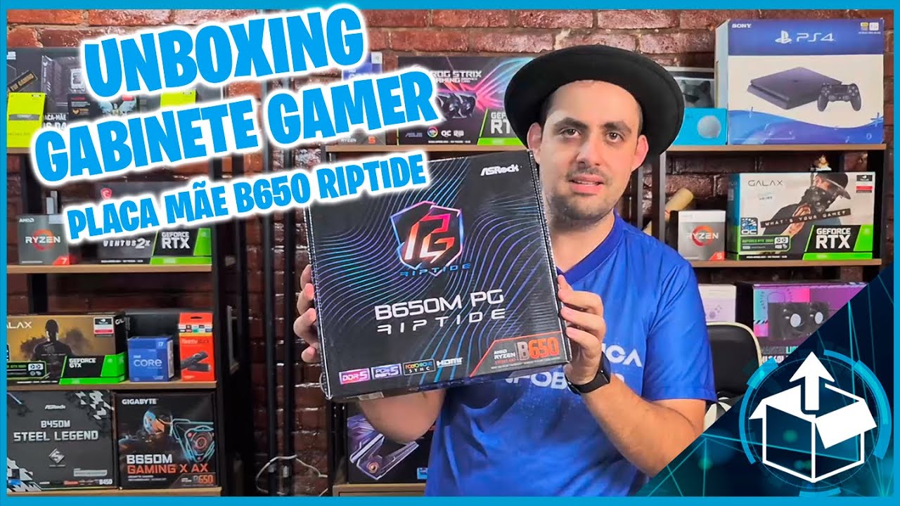 UNBOXING PLACA MÃE B650M PG RIPTIDE B650 AM5 - YouTube